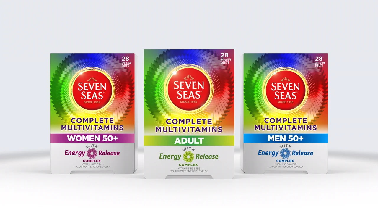 Seven Seas - Complete Multivitamins - Packshots Intro 10s