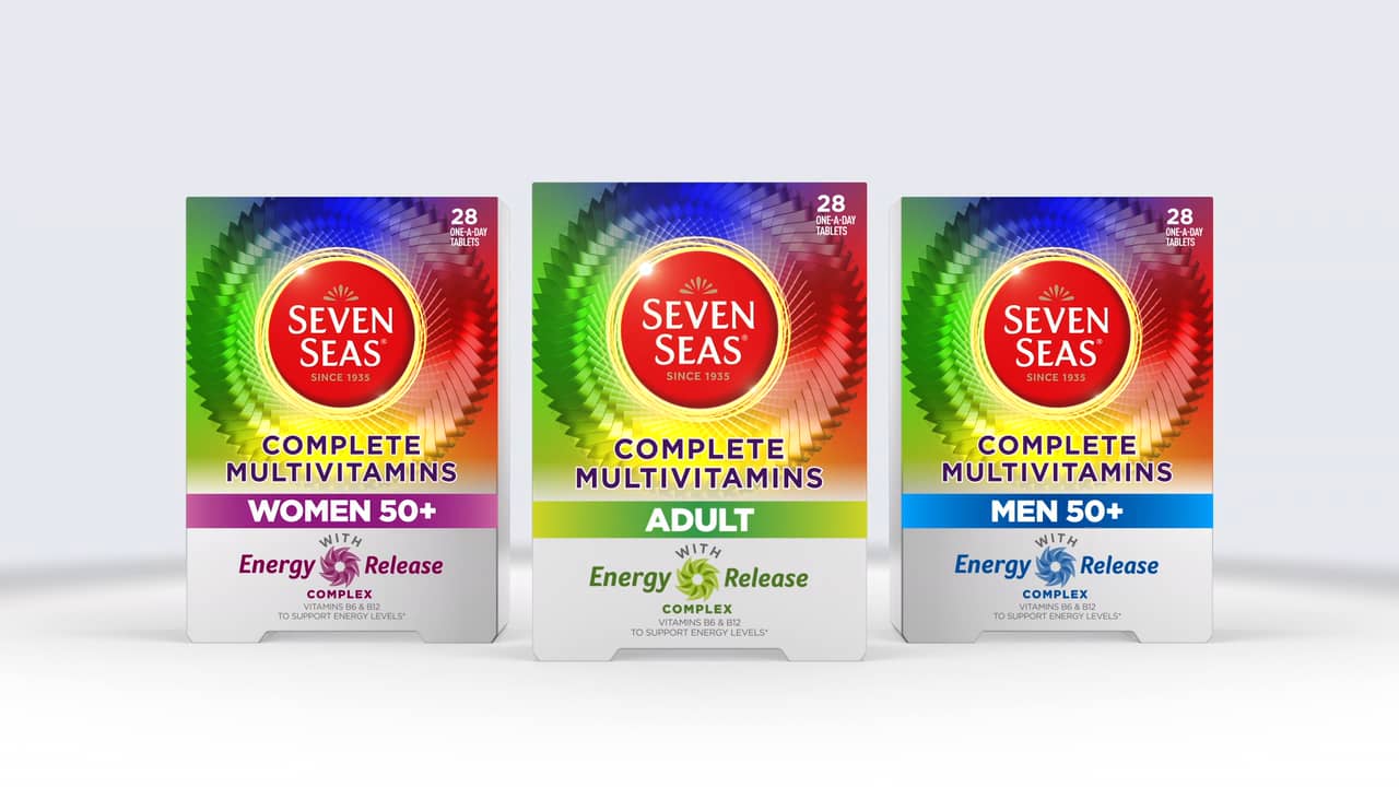 Seven Seas - Complete Multivitamins - Packshots Intro 10s on Vimeo