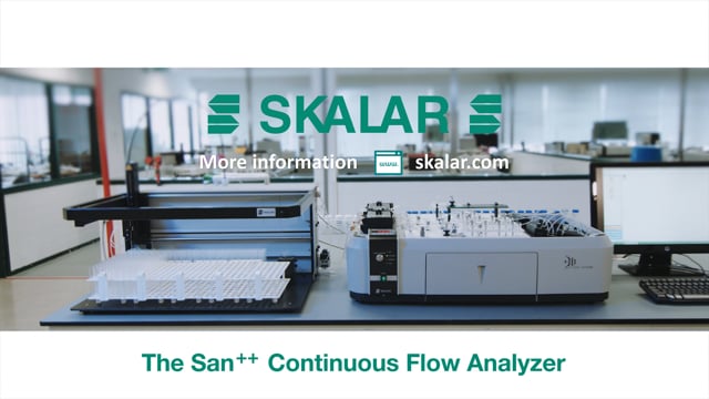 San++ Continuous Flow Analyzer in English videos on Vimeo