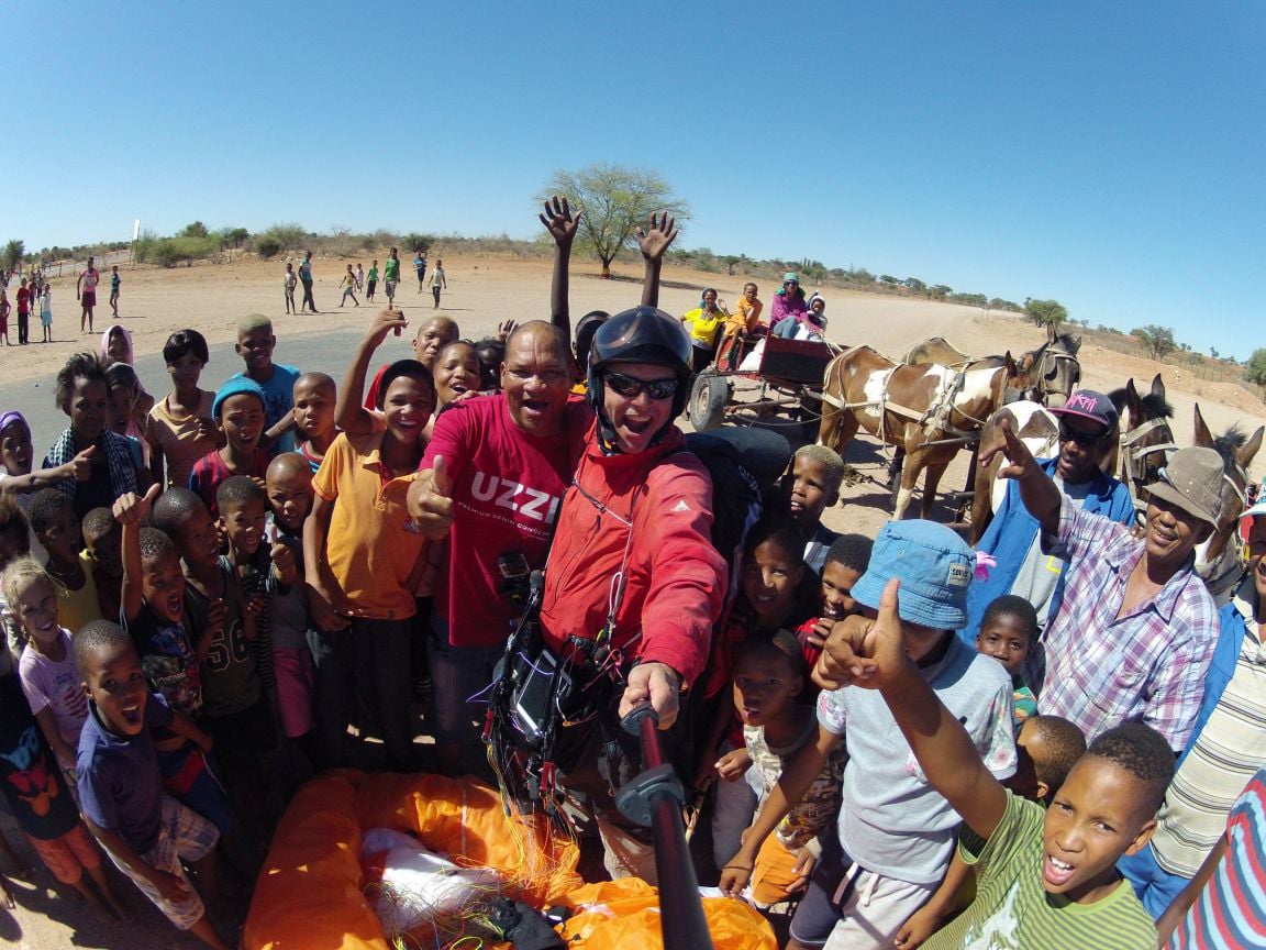 Skywalk-Gleitschirm-Streckenflug-Expedition nach Namibia im Dezember ...
