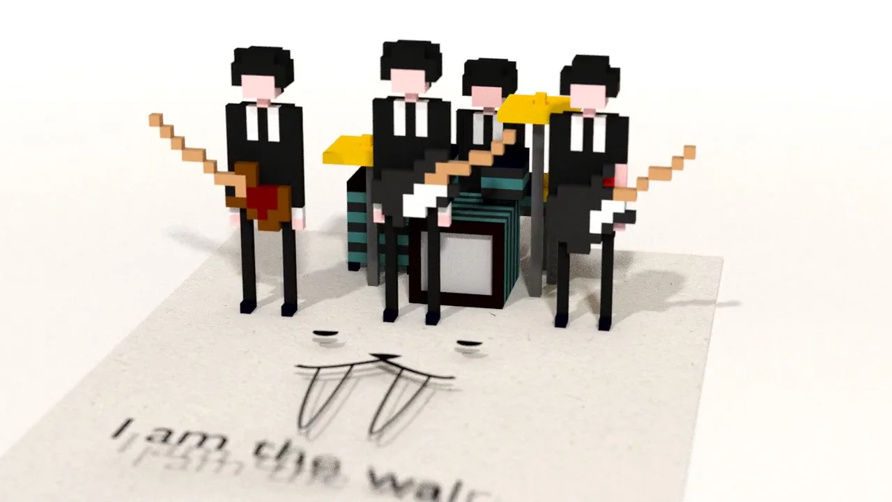 voxel rock bands (motion design) on Vimeo