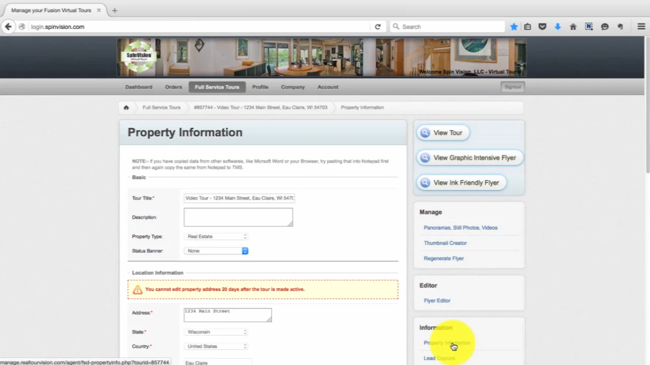 SpinVision - Client Education - SpinVision Tour Manager - How To Add ...