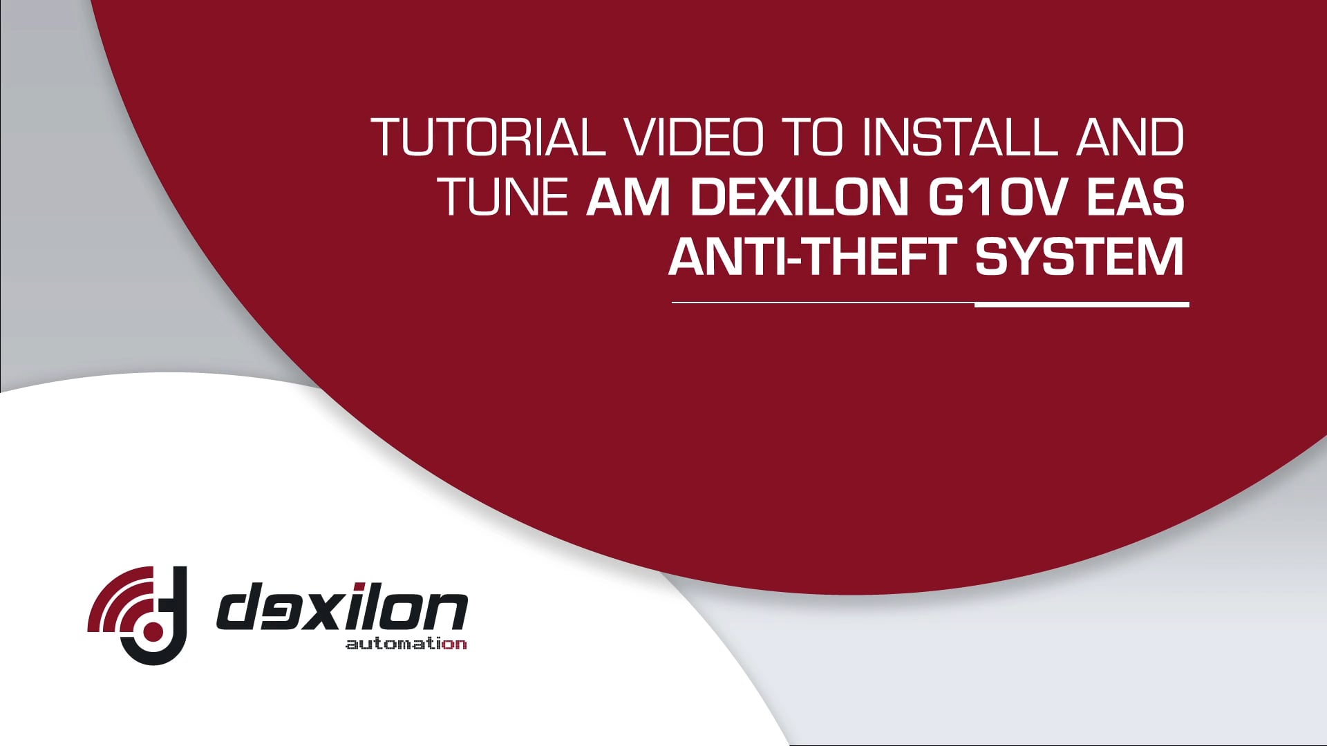 Vídeo tutorial Dexilon G10V EAS on Vimeo