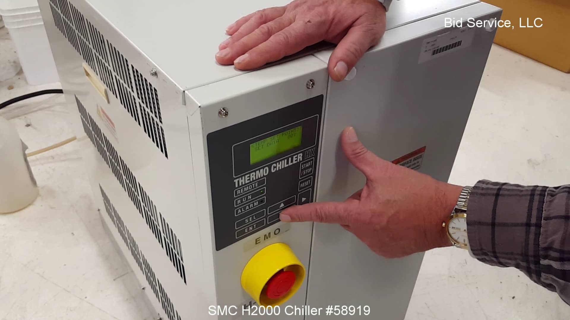 SMC H2000 Chiller #58919 on Vimeo