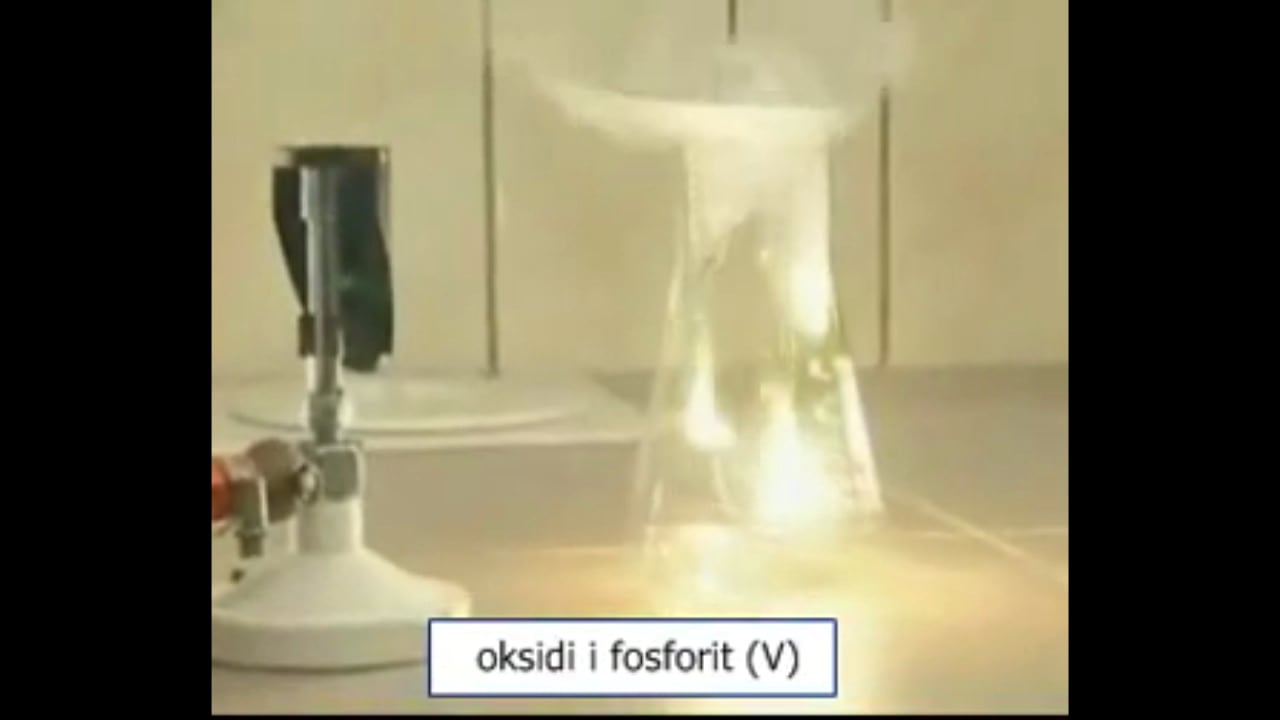 Djegia e fosforit dhe përfitimi i acidit fosforik. on Vimeo