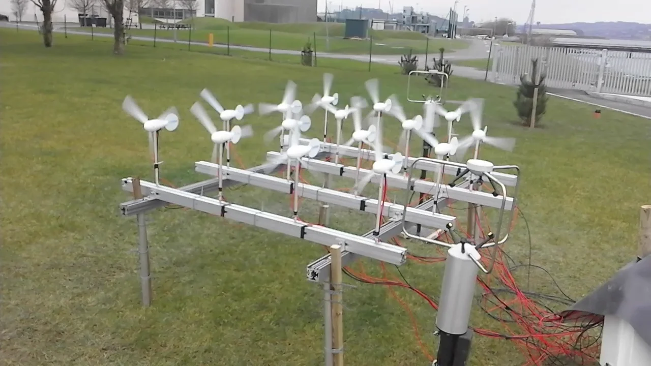 Micro Wind Turbine Array at UCC Beaufort Building
