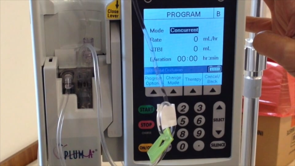 Setting the IV Pump Rates on Vimeo