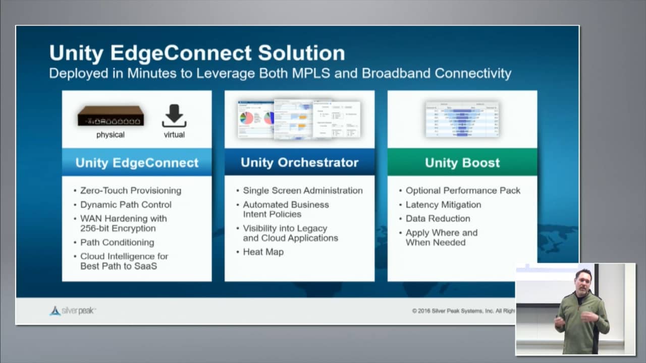 Silver Peak Unity EdgeConnect SD-WAN Overview on Vimeo
