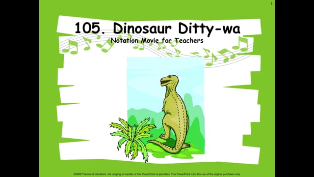 Dinosaur Ditty-wa | MusicplayOnline