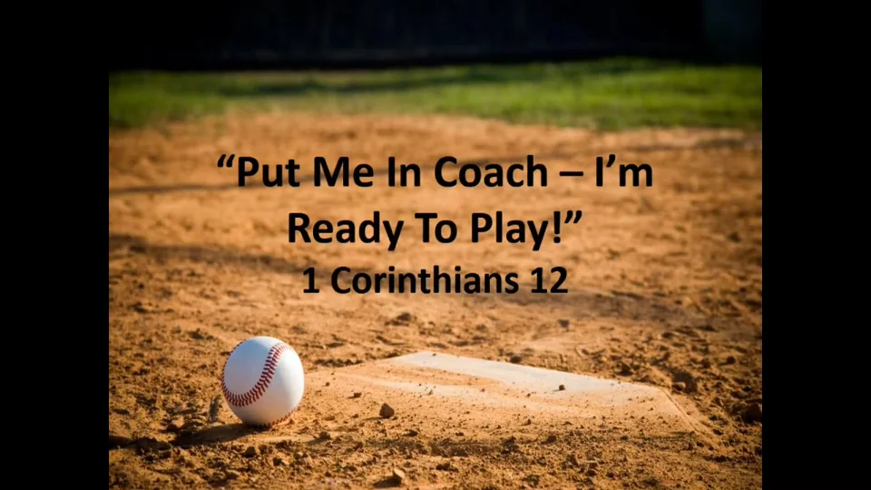 Put Me In Coach - I'm Ready to Play on Vimeo