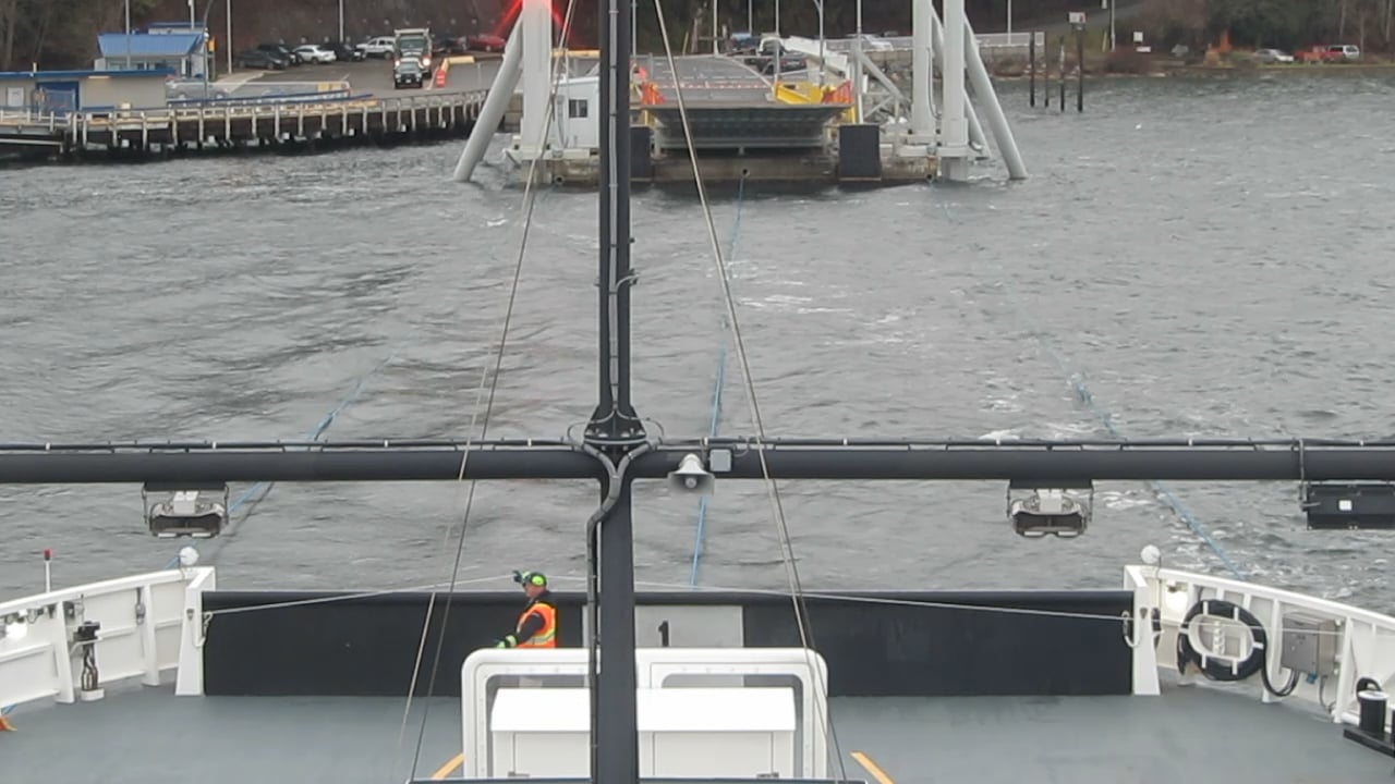 Leaving Denman West on the "Baynes Sound Connector" on Vimeo