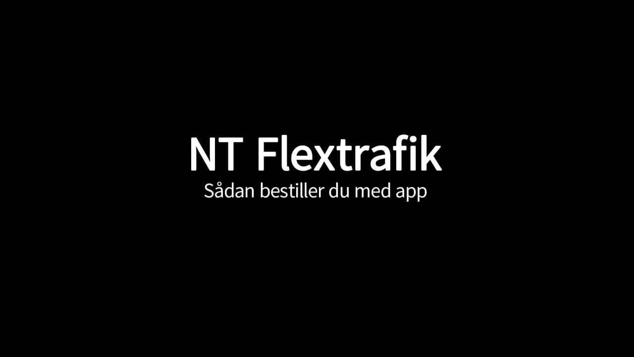 NT flextrafik - bestilling via app on Vimeo