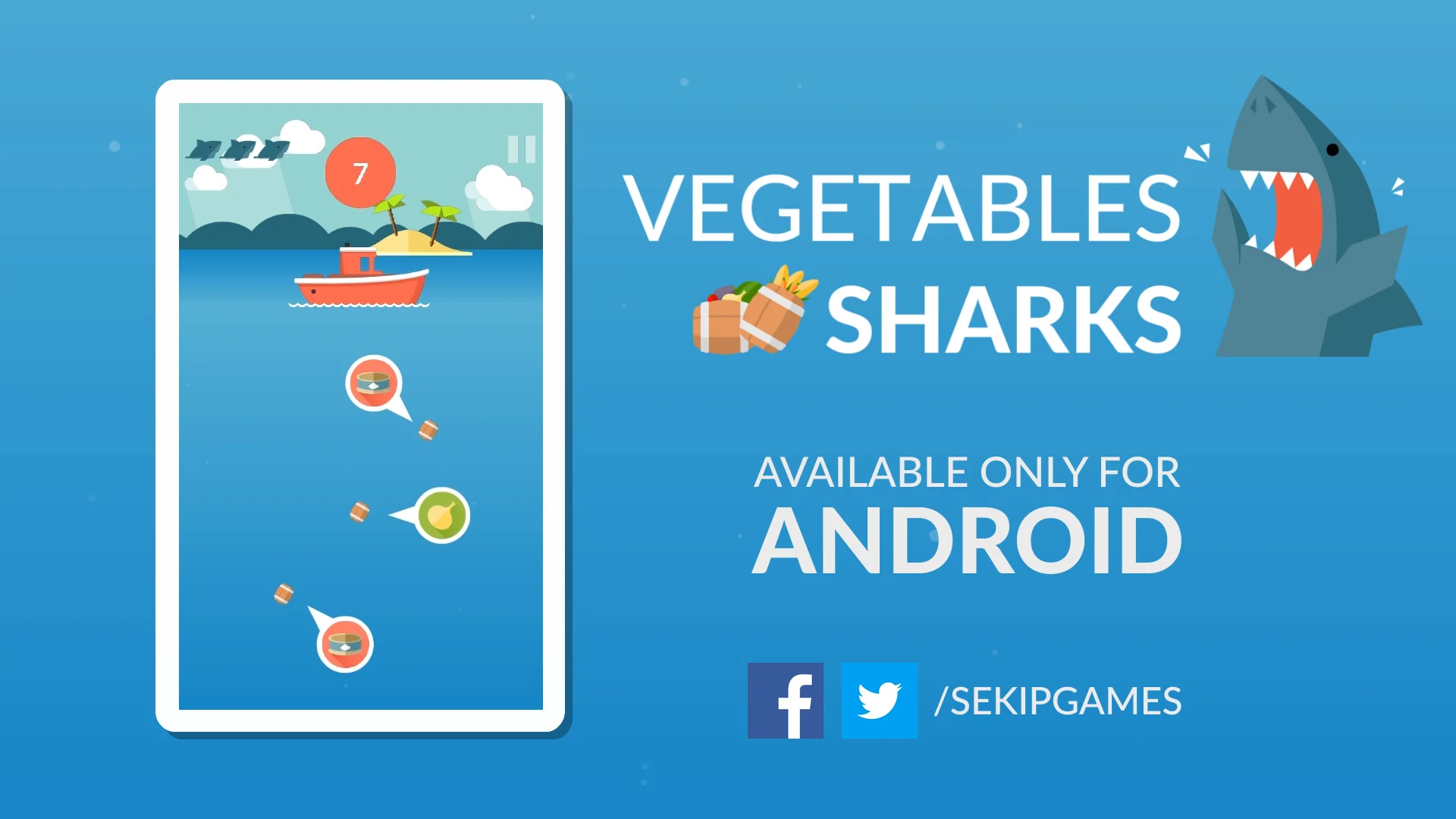 Vegetables Sharks | Android Arcade Game on Vimeo