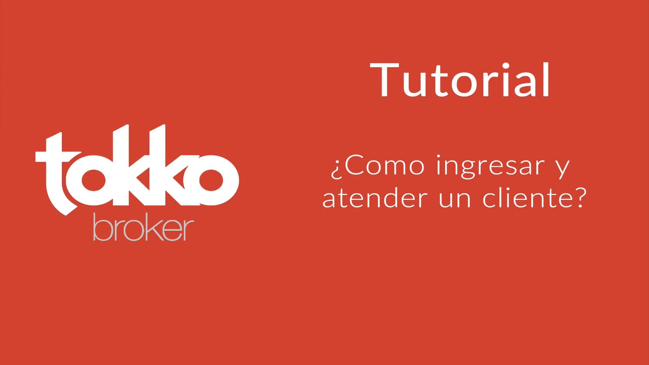 Como ingresar y atender un cliente - Tokko Broker on Vimeo