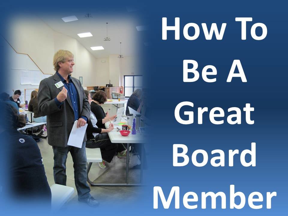 How To Be A Great Board Member on Vimeo