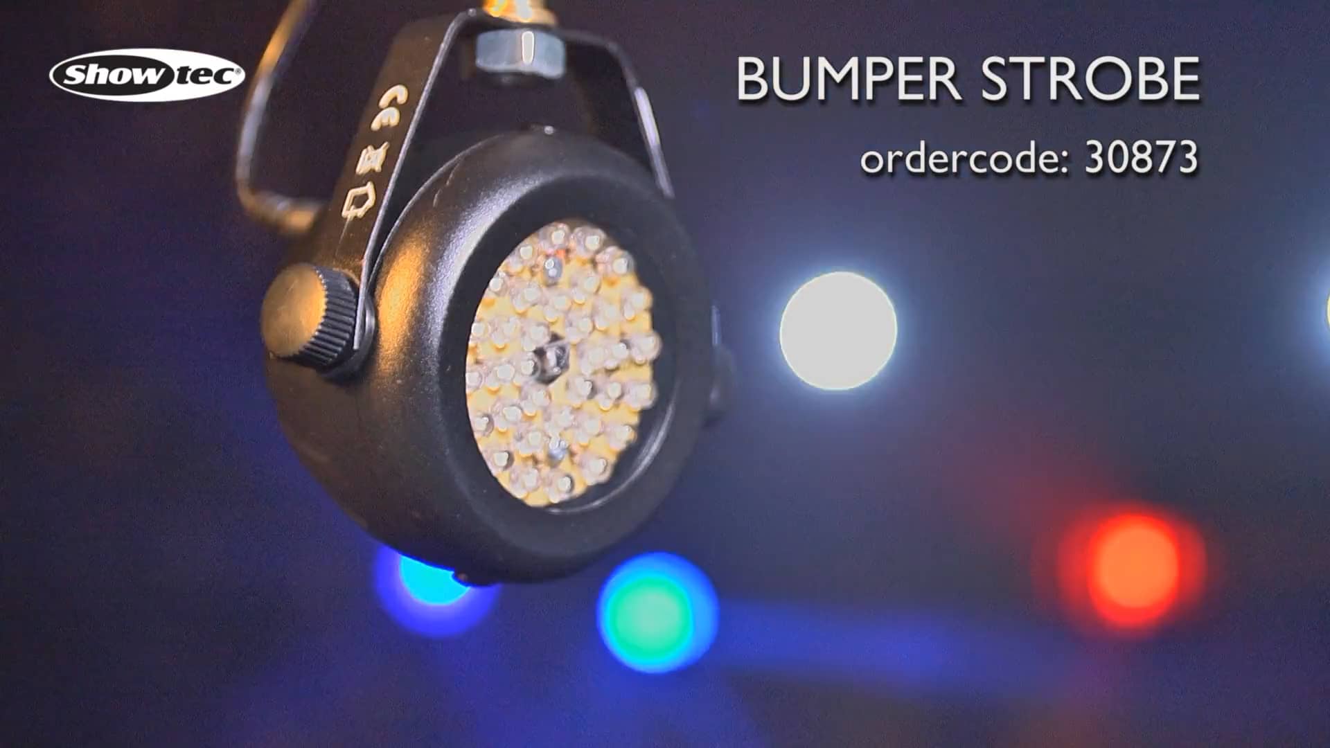 Showtec Bumper Strobe. Ordercode: 30873. on Vimeo