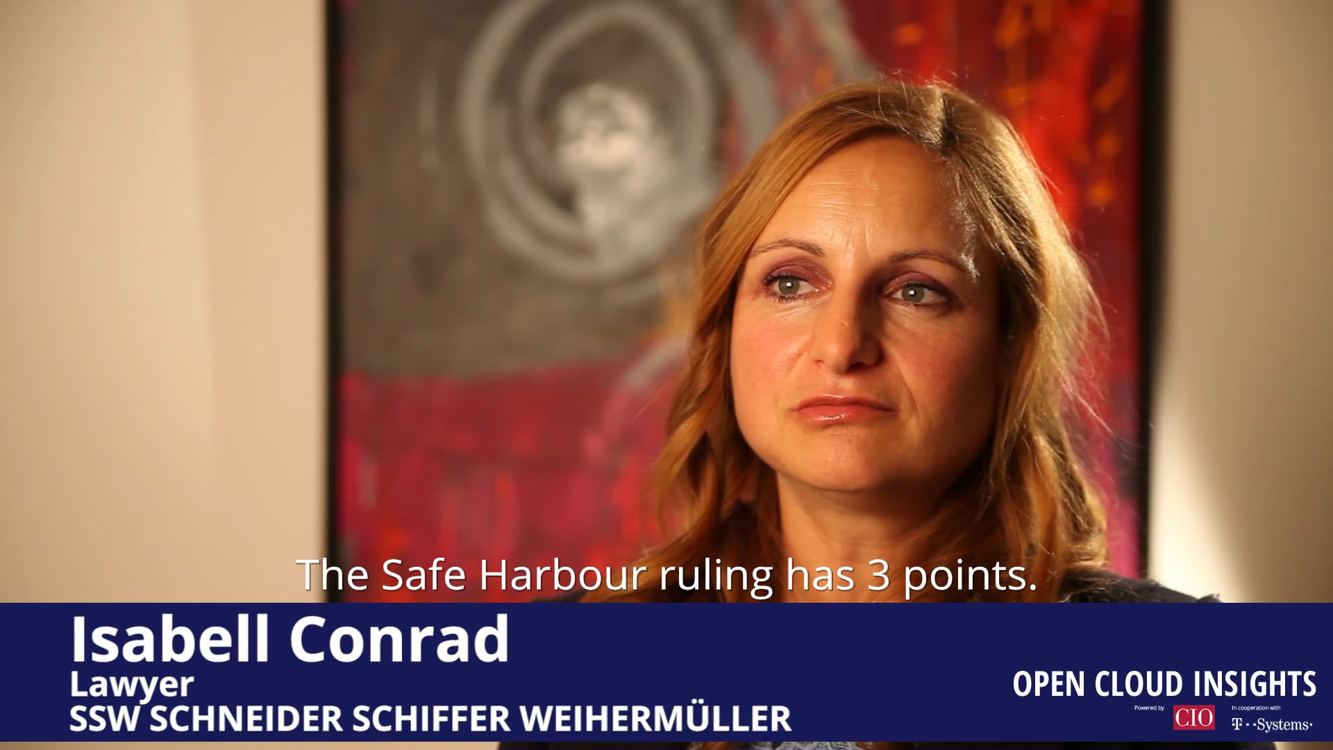 Lawyer Isabell Conrad about Safe Harbor on Vimeo