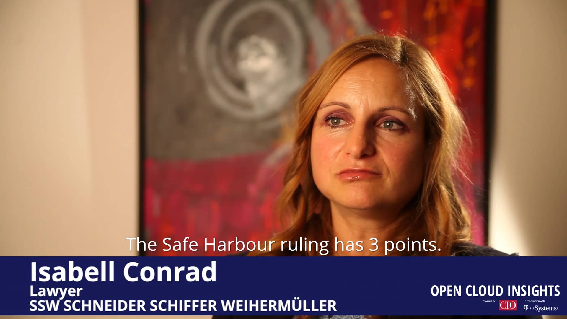 Lawyer Isabell Conrad about Safe Harbor on Vimeo