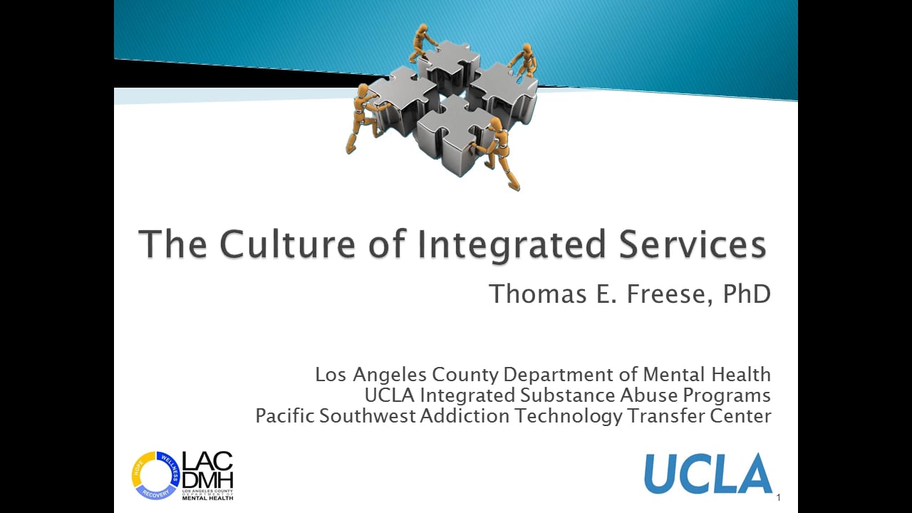 The Culture of Integrated Services (Health 101)