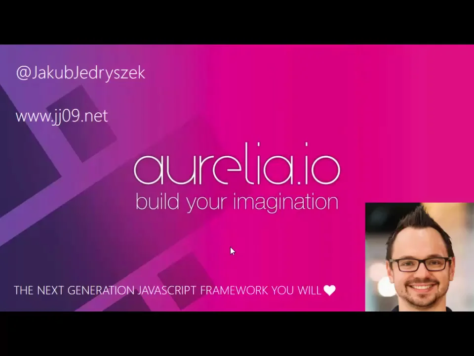 Aurelia - The next generation JavaScript framework you will love on Vimeo