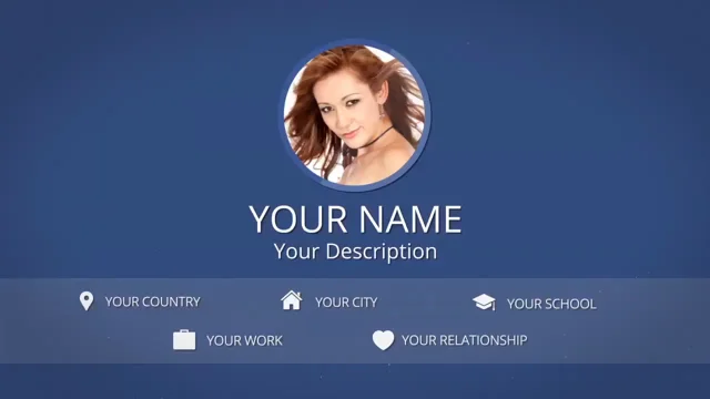 Facebook Profile Layout Template