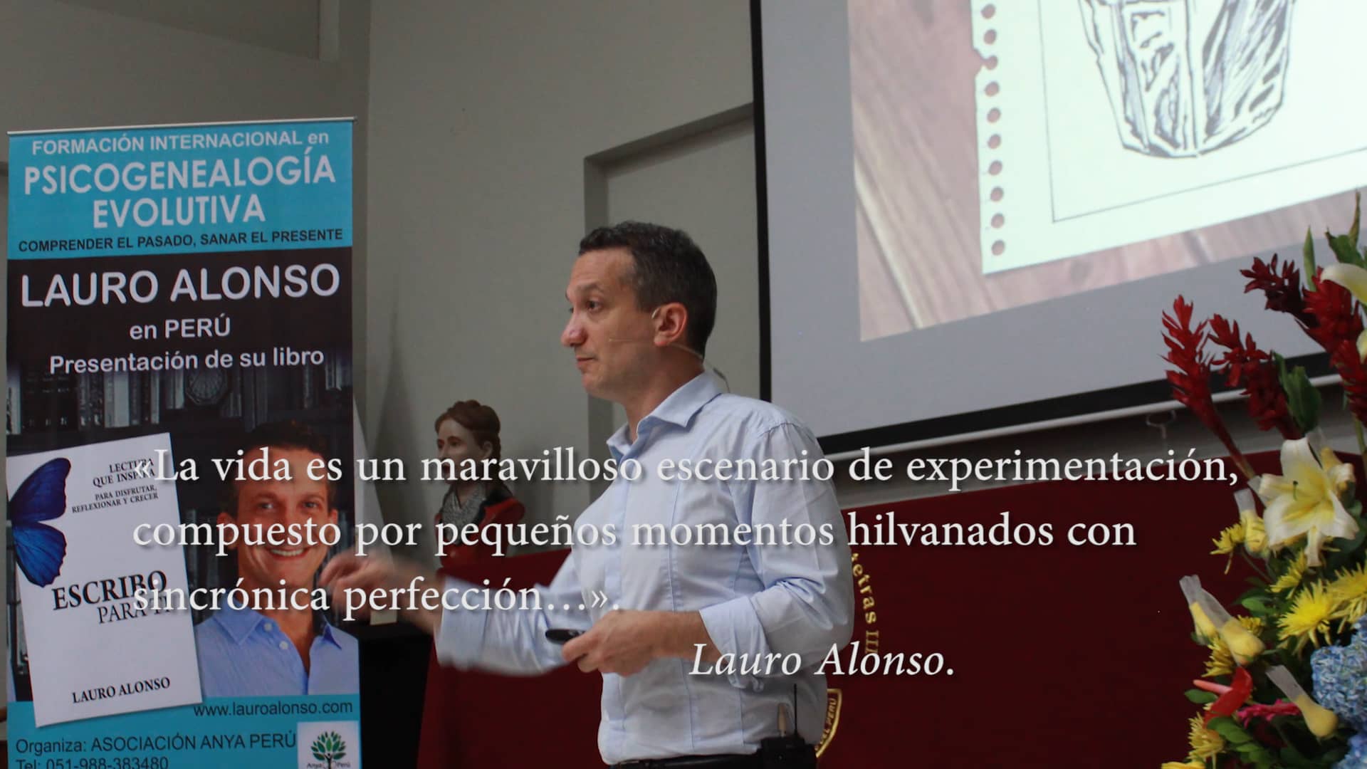 Lauro Alonso presentacion del libro "Escribo para ti" en Lima Peru on Vimeo