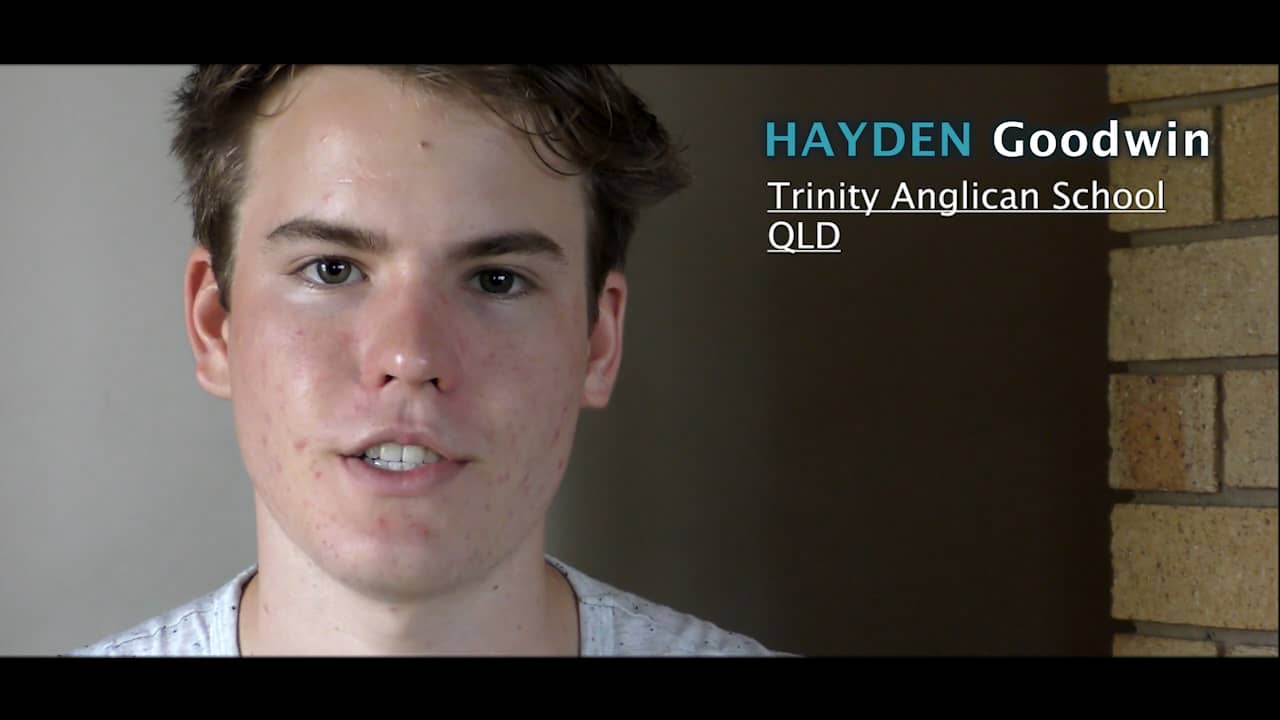 Hayden Goodwin - BHP Billiton Science and Engineering Awards on Vimeo