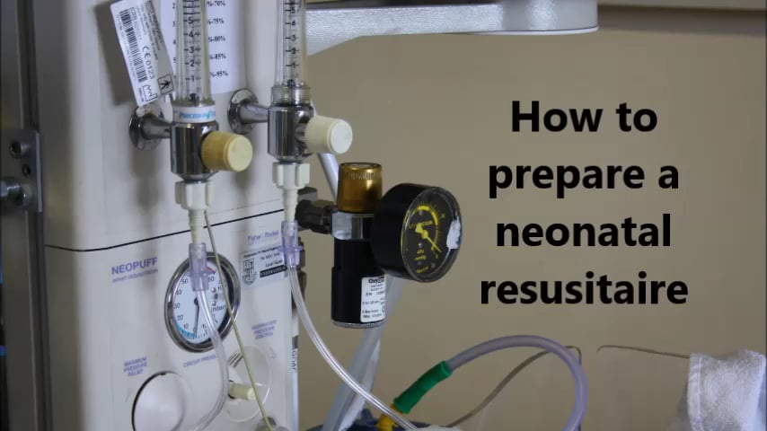 How to check a neonatal resuscitaire on Vimeo