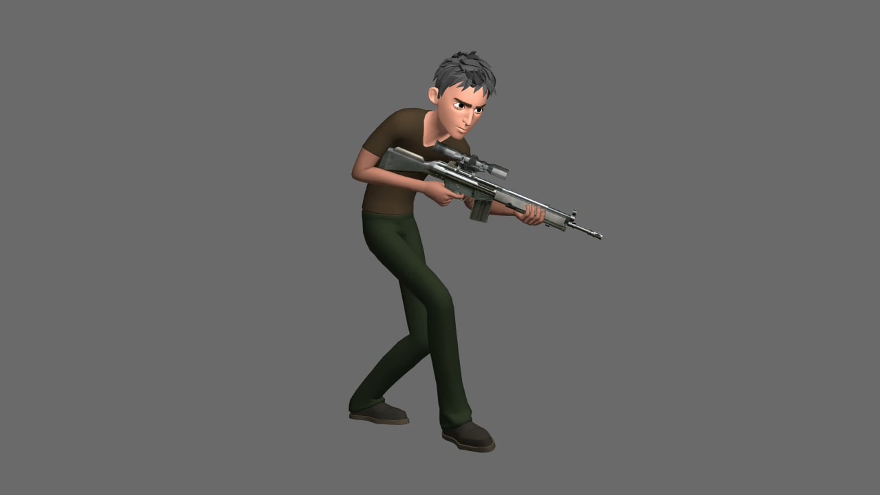 soldier walk cycle test on Vimeo