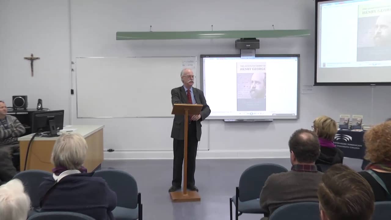 The Annotated Works of Henry George, Book Launch in Ottawa on Vimeo