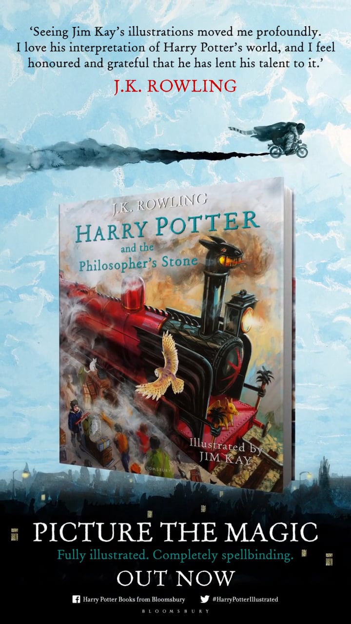 Bloomsbury | Harry Potter illustrated book D6 advert on Vimeo