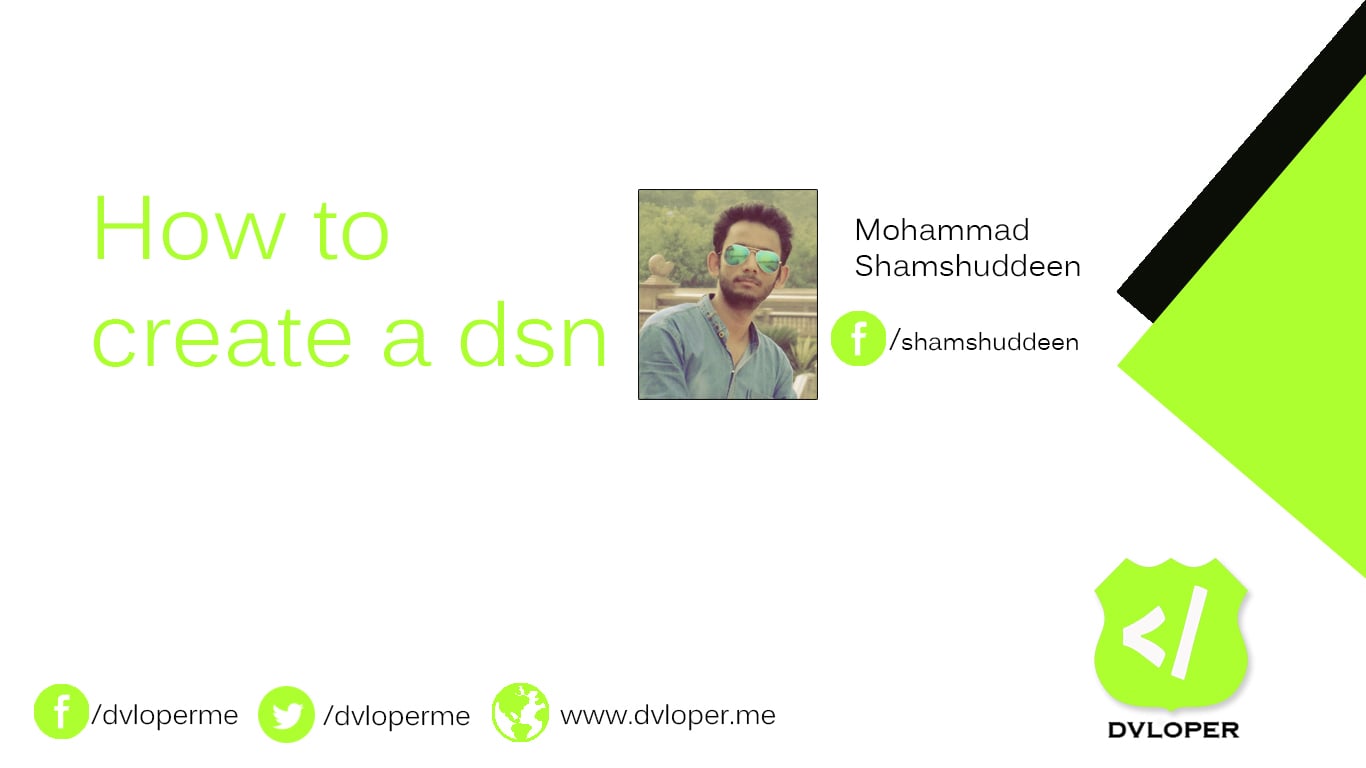 How to create a dsn on Vimeo