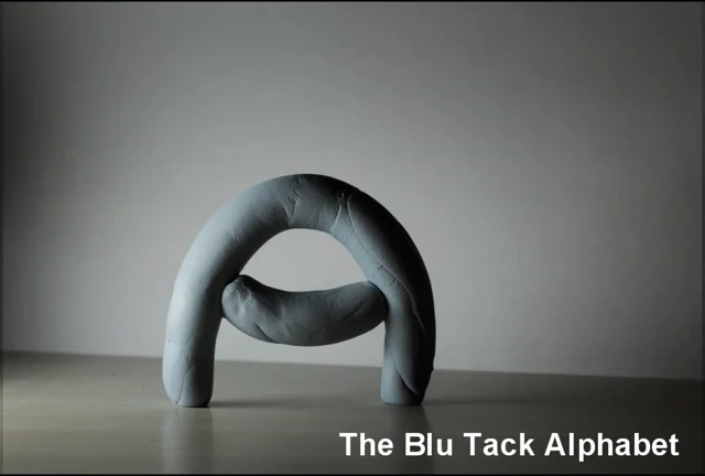 Blu Tack Alphabet