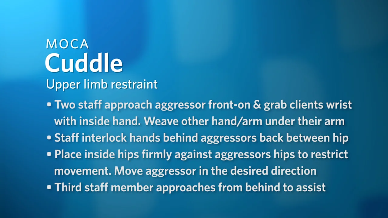 MOCA restraint round 2 drafts - MOCA Restraints - Moca cuddle on Vimeo