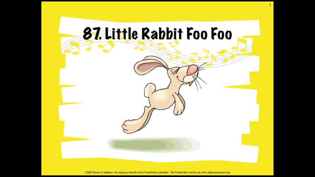 Little Rabbit Foo Foo | MusicplayOnline
