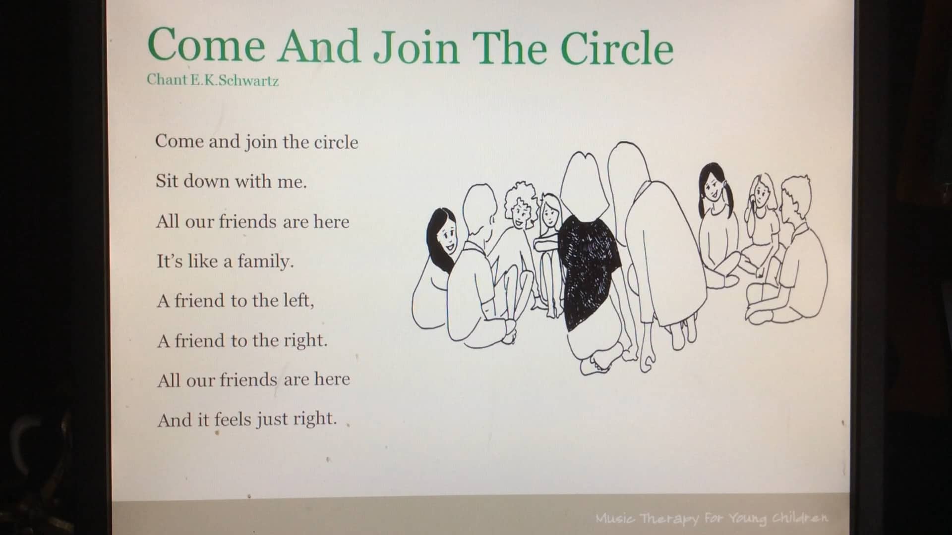 Come and Join the Circle Chant on Vimeo