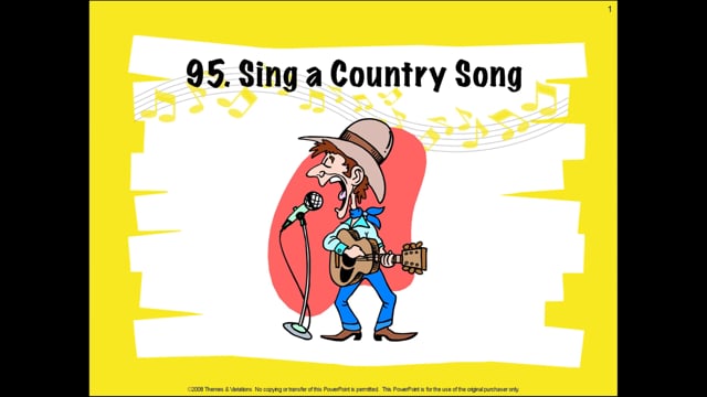 Sing a Country Song | MusicplayOnline