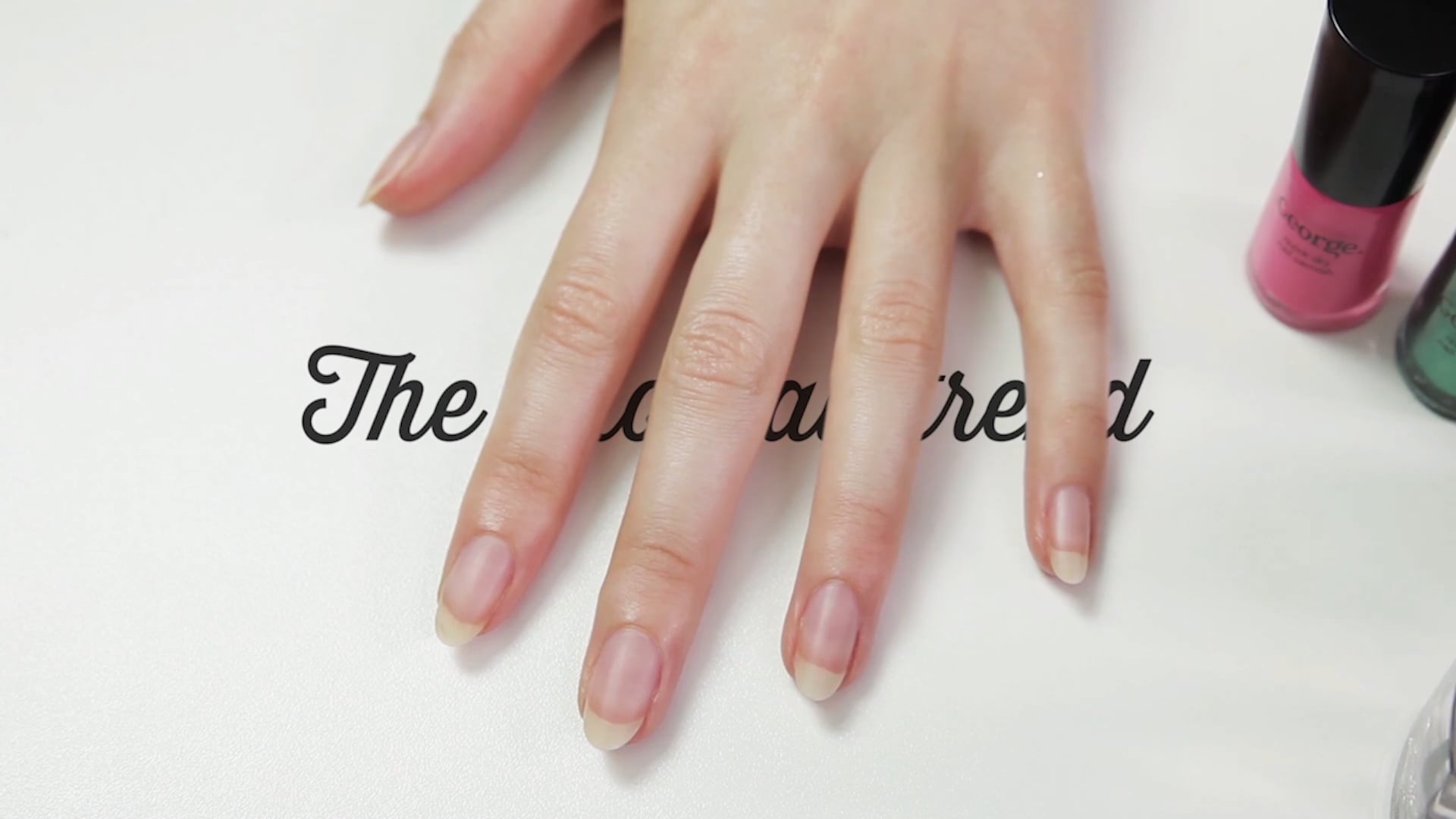 How to make French Tip Nails for ASDA on Vimeo