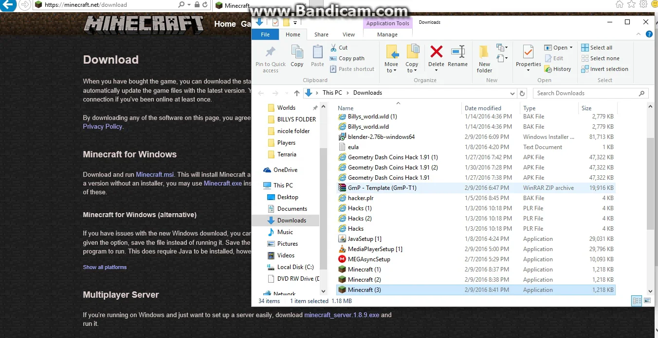 how to install minecraft 1.8.9 on Vimeo