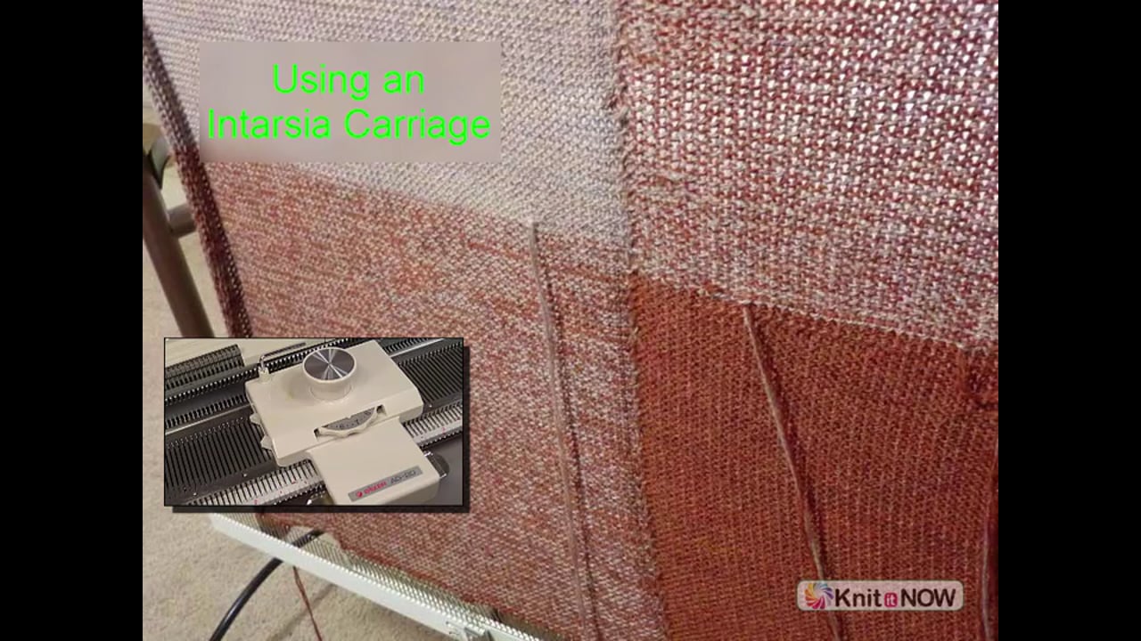 Intarsia Carriage | Machine Knitting Tutorial