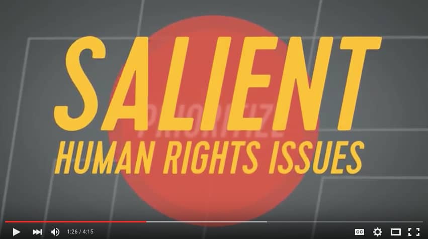 UNGP Reporting Framework: Salient Human Rights Issues on Vimeo