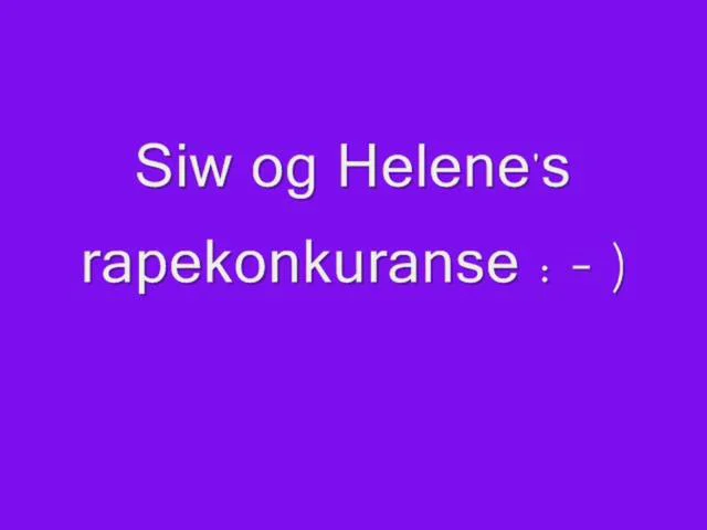 Helene Friberg & Siw Bjerkset on Vimeo