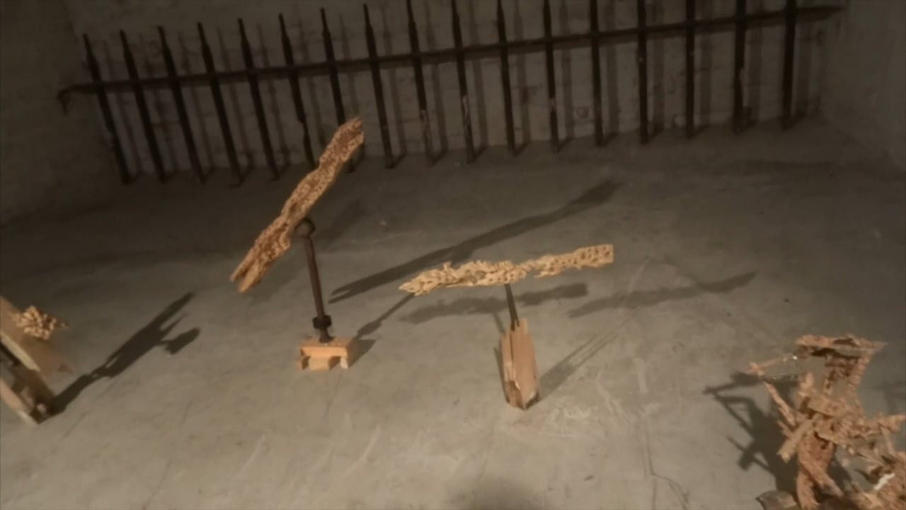 'Ruins of Time' exhibition at The Crypt Gallery, St Pancras, London, 25 ...