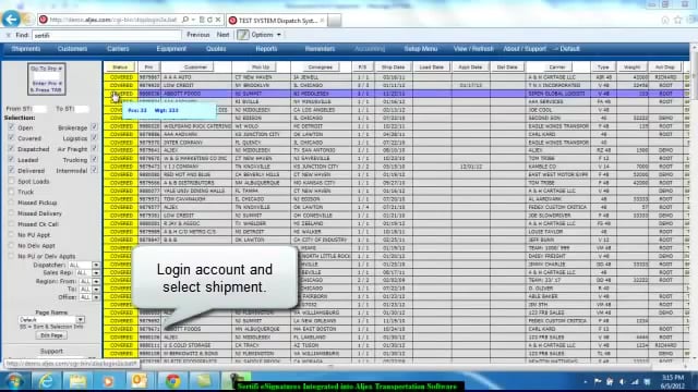 Sertifi eSignatures Integrated into Aljex Software on Vimeo