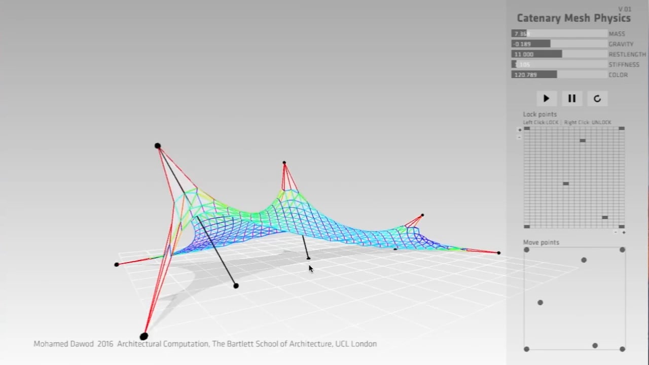 Catenary Mesh System V0.1 on Vimeo