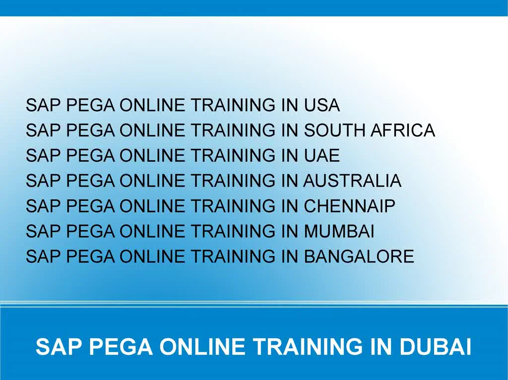 SAP_PEGA_ONLINE_TRAINING_IN_DUBAI on Vimeo