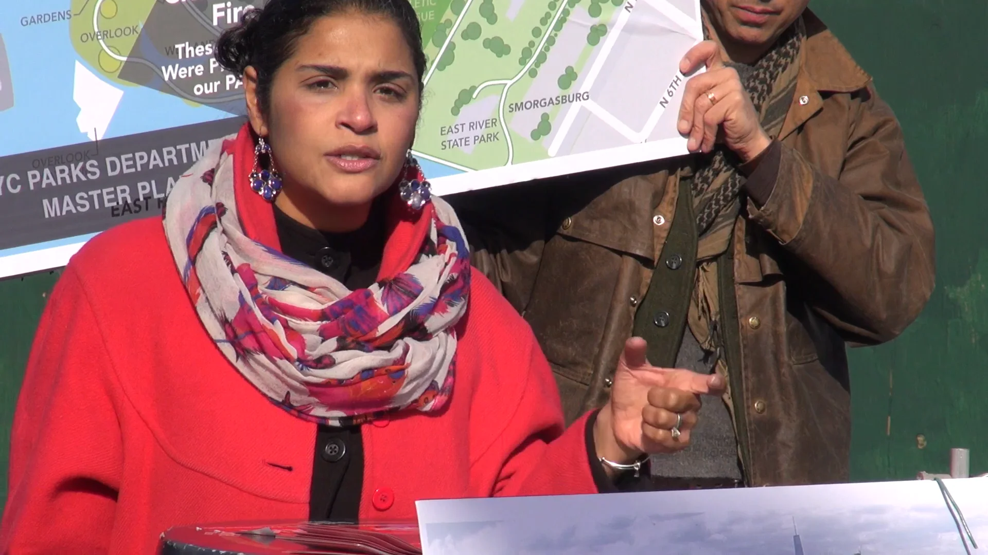 Diana Reyna Speaks at Fire Anniversary Press Conference on Vimeo