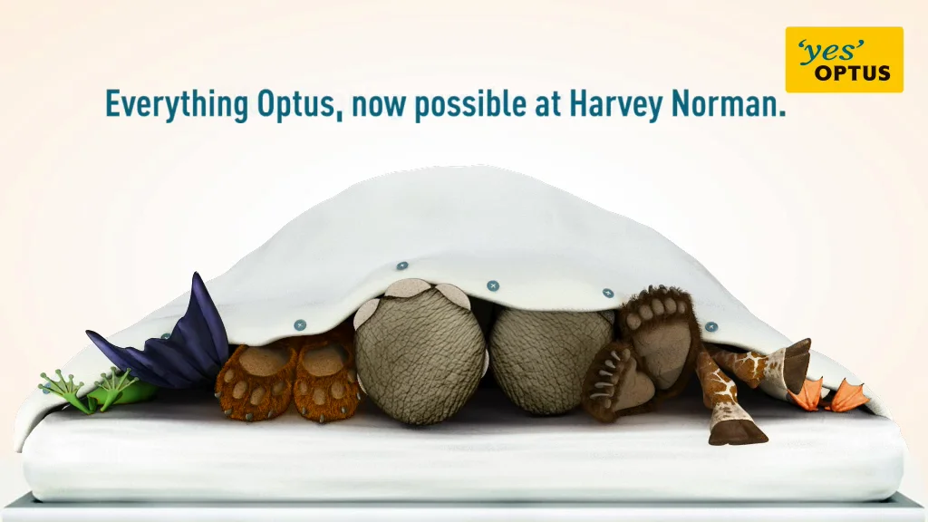 Optus "Animals in Bed" on Vimeo