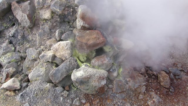 Steaming Rocks Sulfur Geothermal - Free video on Pixabay