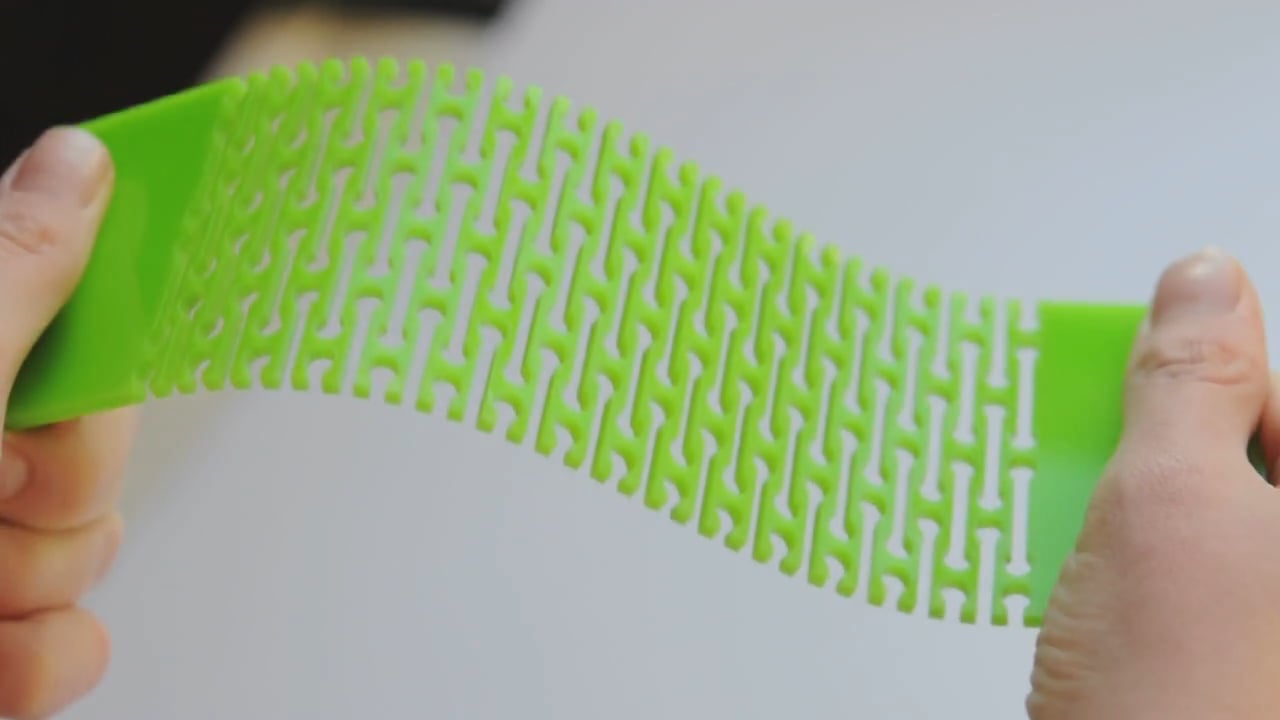 Acrylic Living Hinge Demo on Vimeo